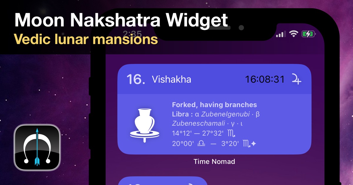 The Nakshatras (lunar mansions)