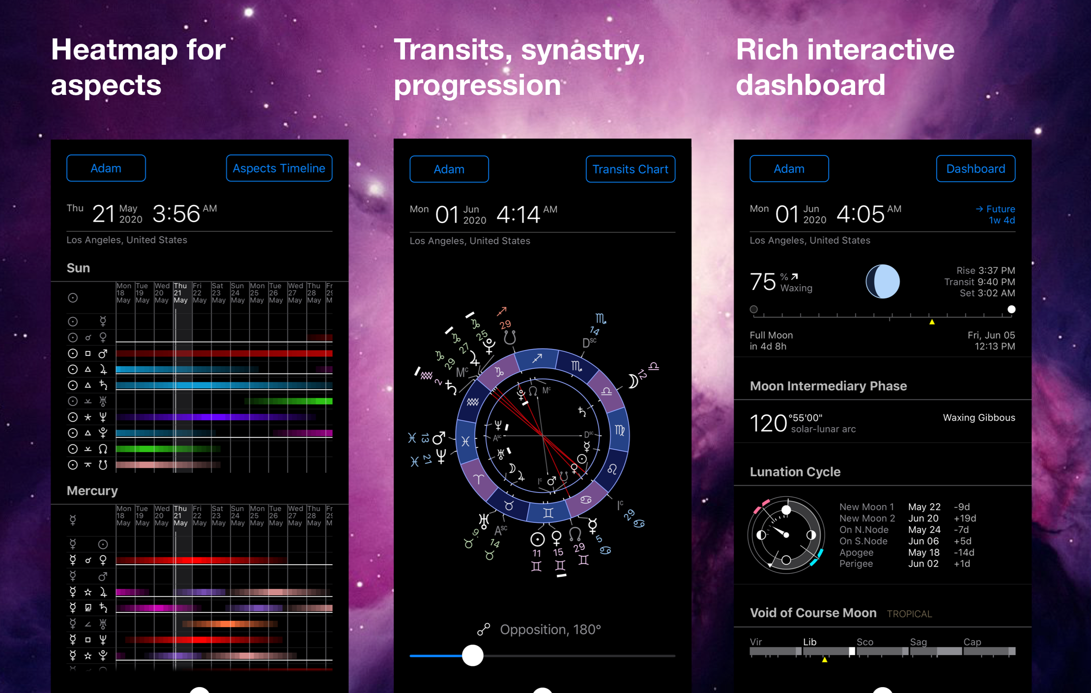 Time Nomad FREE astrology app for iPhone and iPad
