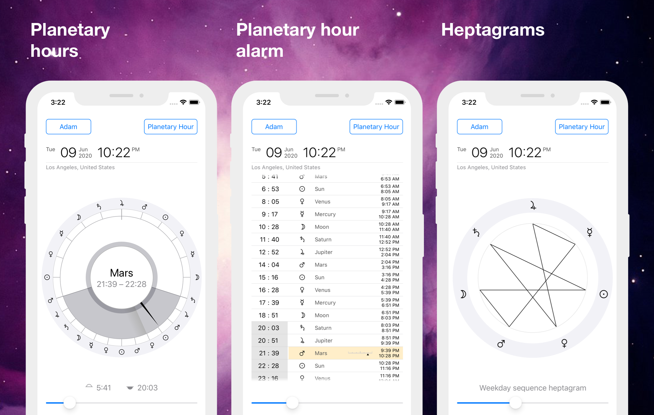 Time Nomad FREE astrology app for iPhone and iPad
